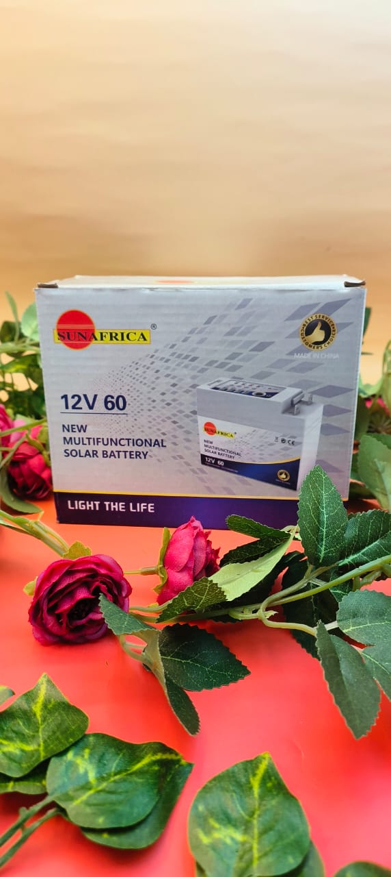 Sunafrica New Multifunctional Solar Battery / 12V60 / XDC322-392-SA ...