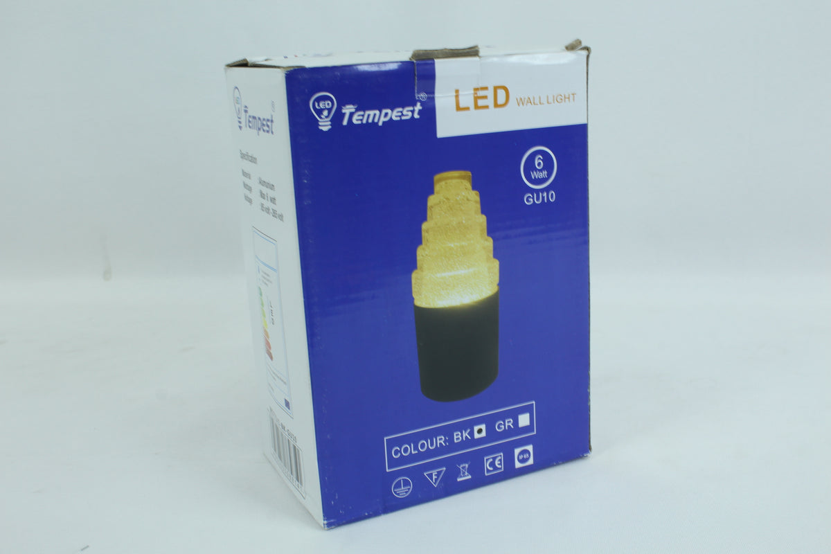 Glass SINGLE Outdoor Wall Light / TEMPEST — Besco Hyper